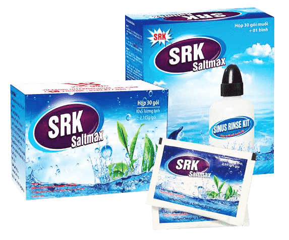 Nước muối rửa mũi SRK Saltmax - Bình muối rửa mũi SRK